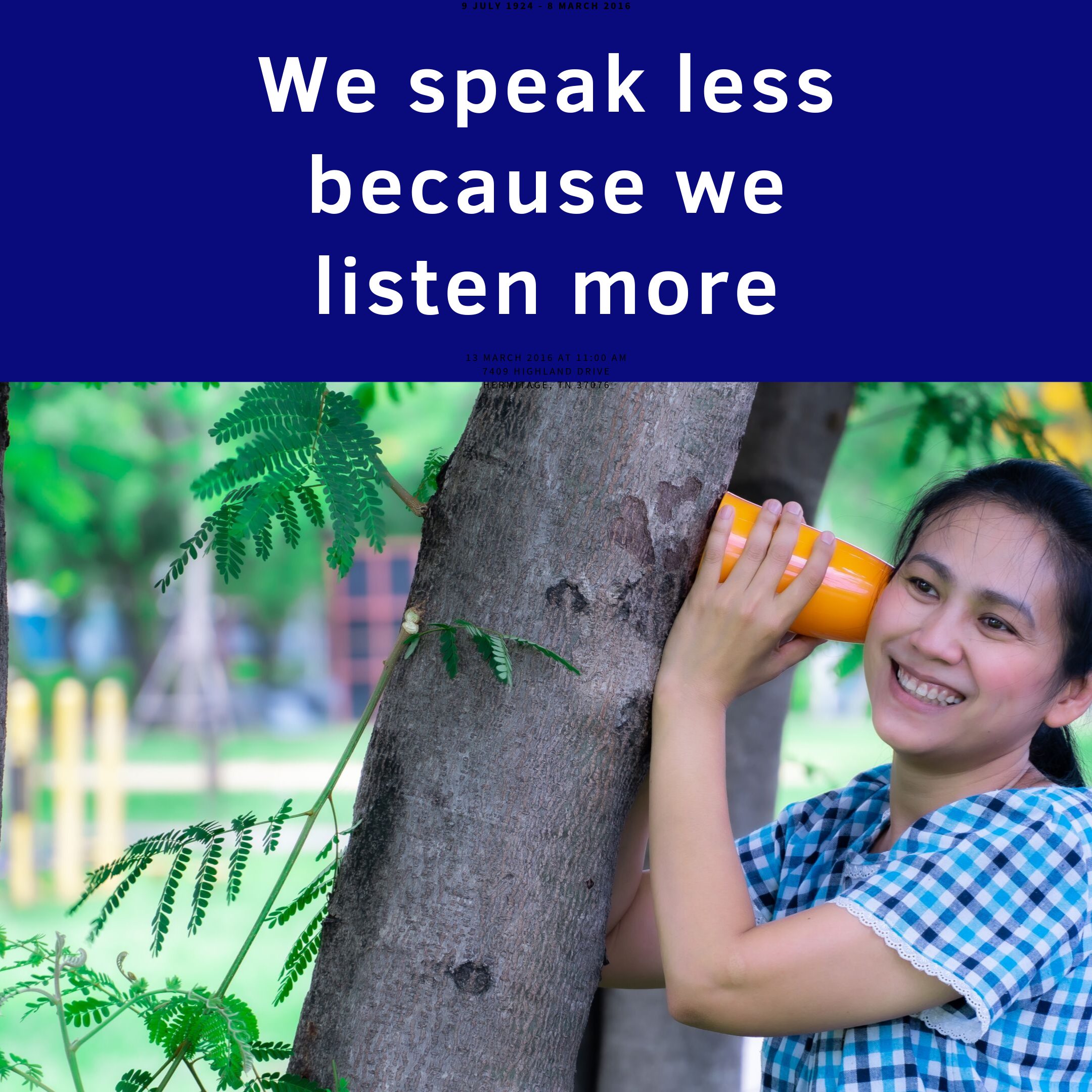 Speaking Less and Listening More to Women